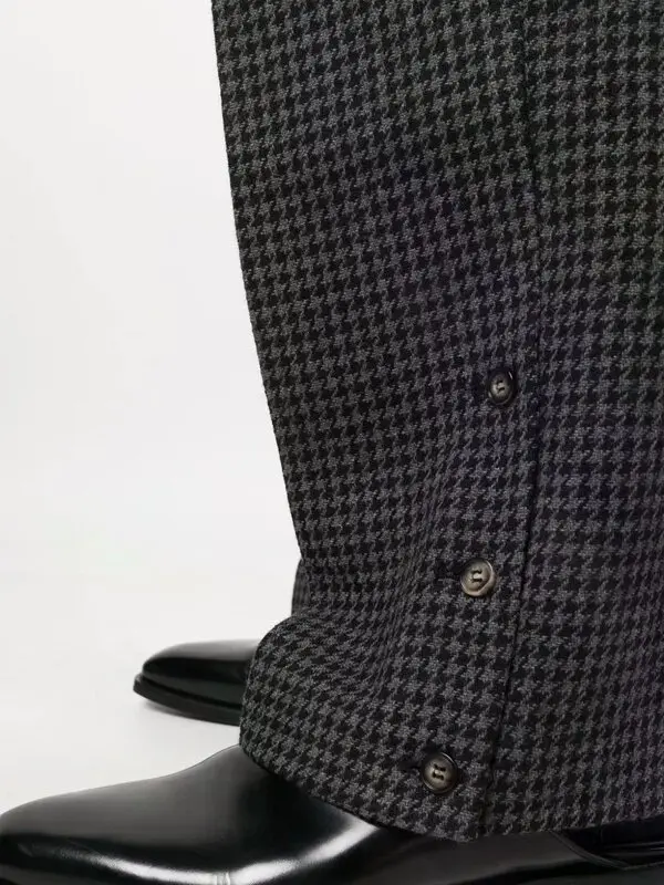 Nanushka Wilco Houndstooth Pattern Trousers
