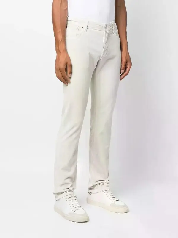 Jacob Cohen Corduroy Straight-leg Jeans - Neutrals