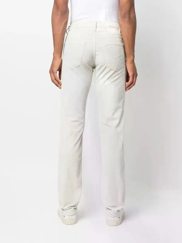 Jacob Cohen Corduroy Straight-leg Jeans - Neutrals