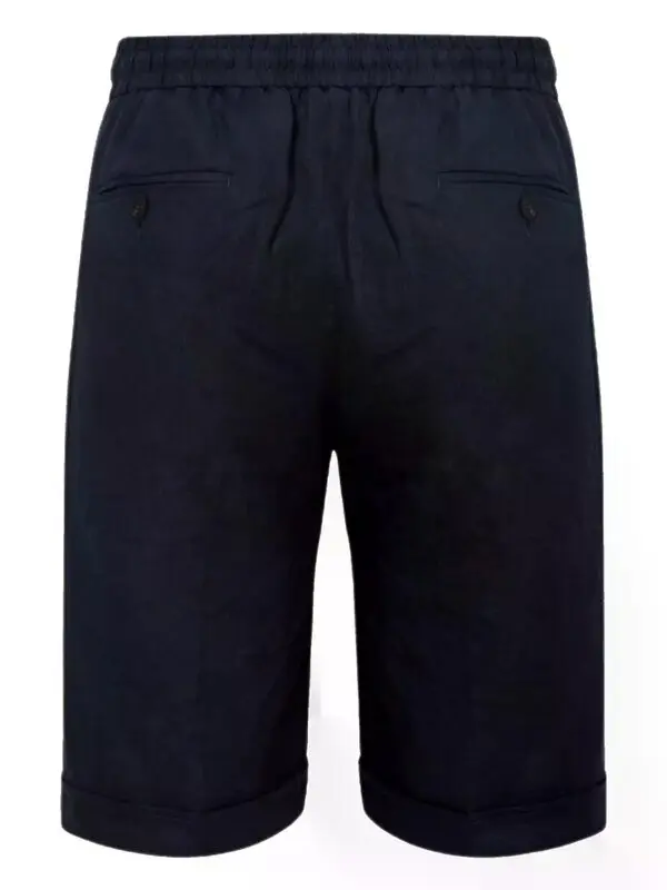 GRAN SASSO Linen Shorts - Blue