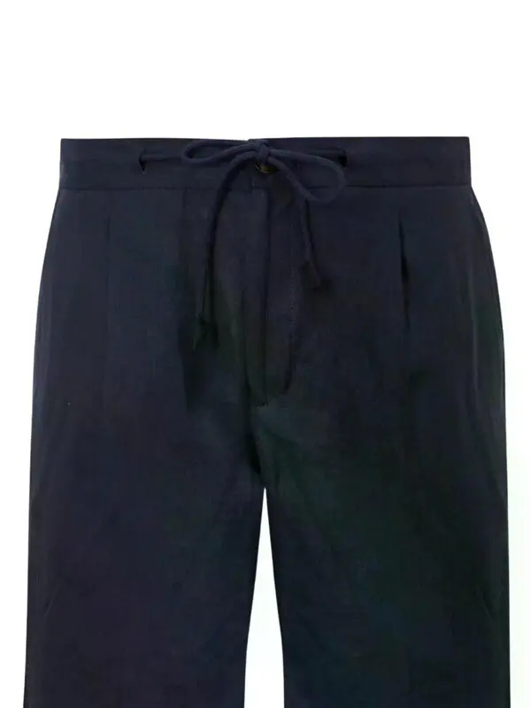 GRAN SASSO Linen Shorts - Blue