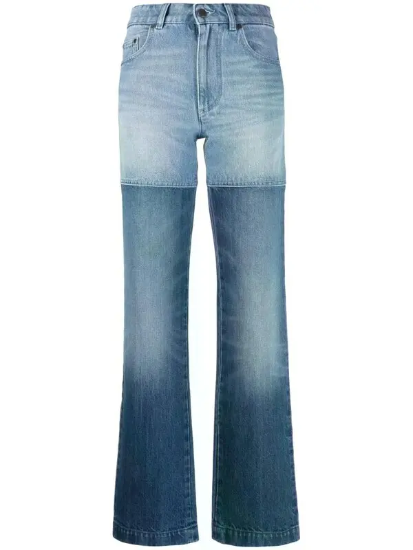 PETER DO Combo Straight-leg Jeans