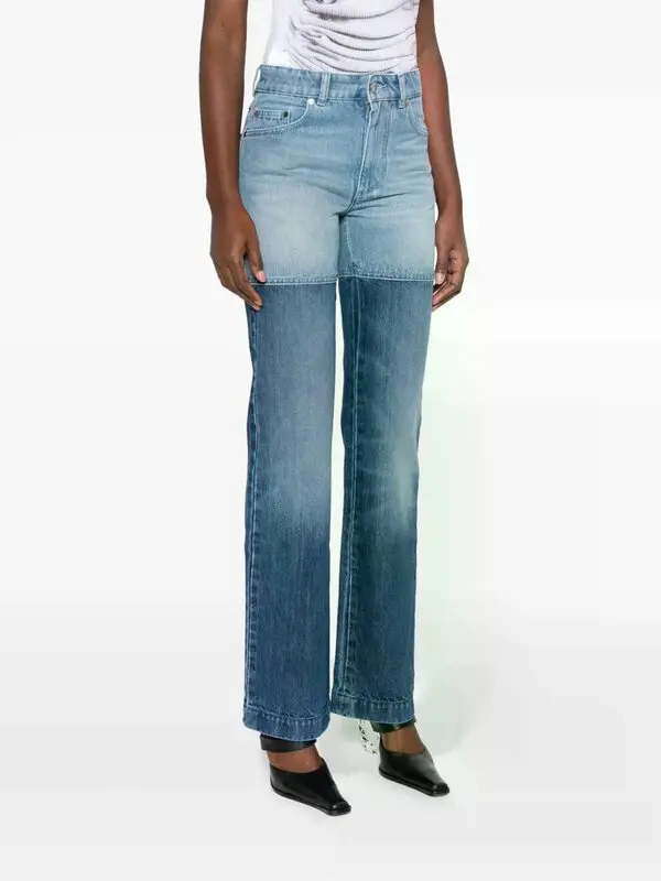 PETER DO Combo Straight-leg Jeans