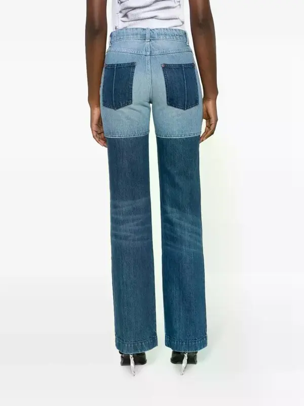 PETER DO Combo Straight-leg Jeans