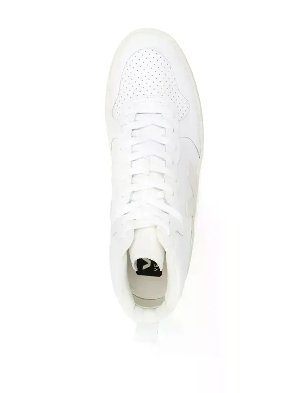 VEJA V-15 High-top Sneakers - White