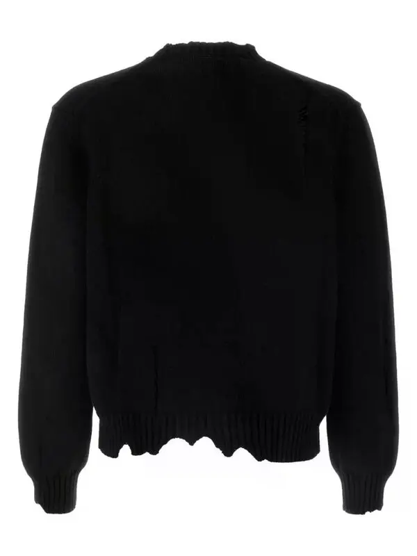 Alexander McQueen Distressed Skull Sweater