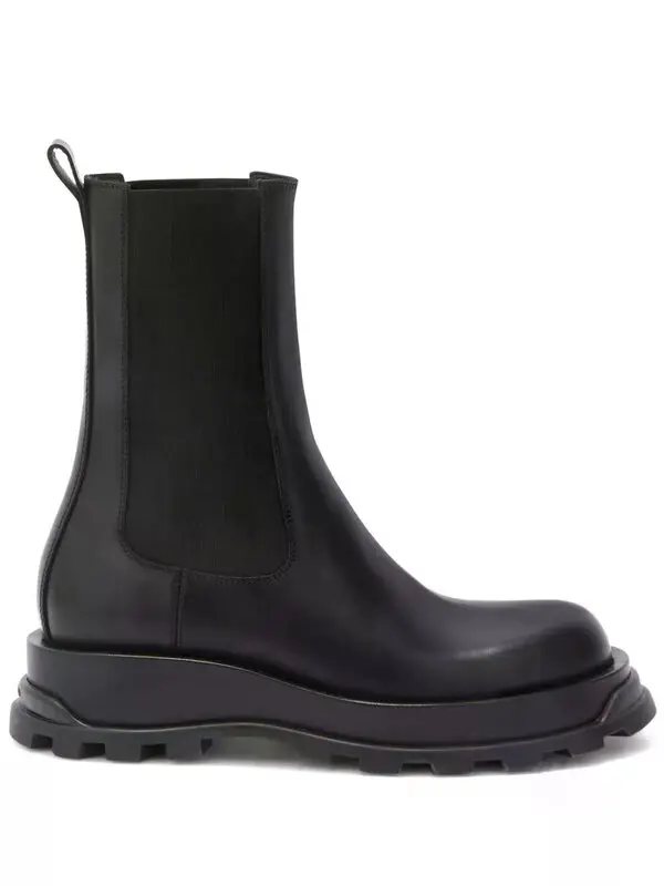JIL SANDER Leather Chelsea Boots