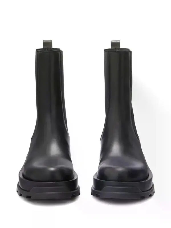 JIL SANDER Leather Chelsea Boots