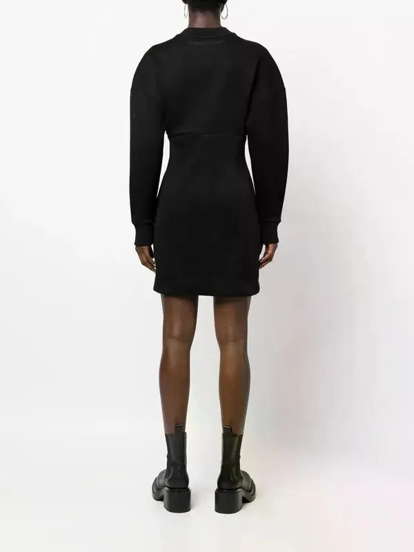 Alexander McQueen Zip-detail Mini Dress