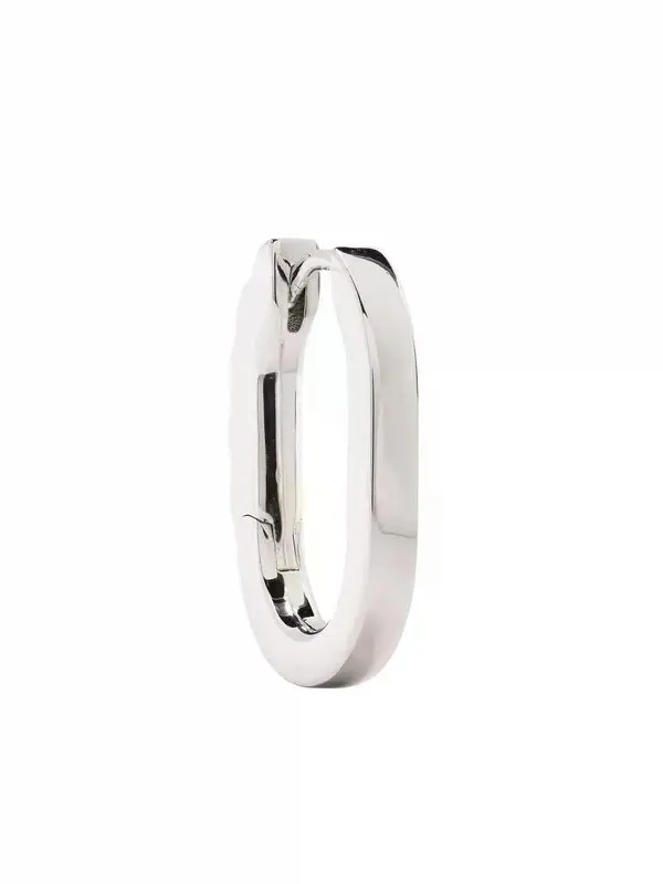 MARIA BLACK Woods Single Hoop Earring - Silver
