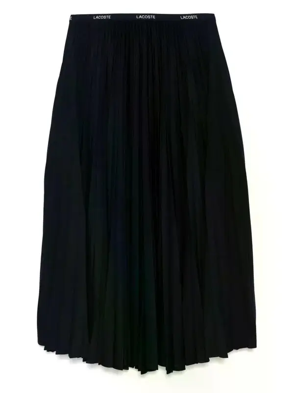 Lacoste Long Pleated Elasticated Waist Skirt