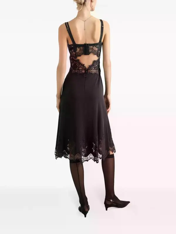 Dolce & Gabbana Midi Lace Slip Dress