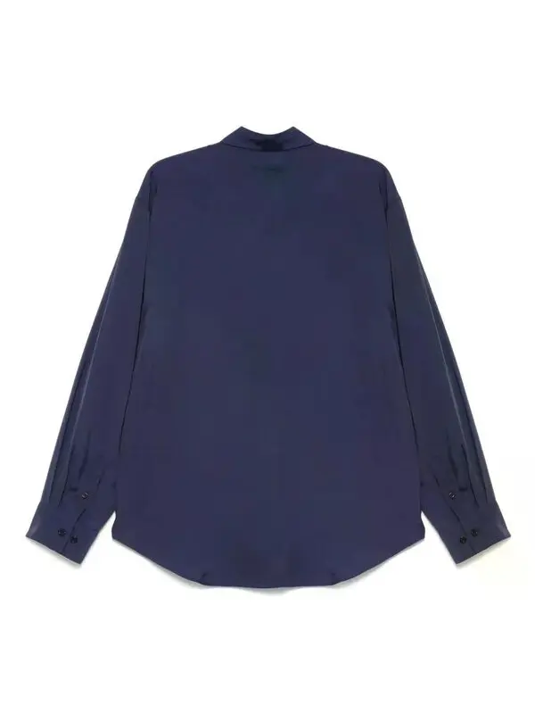 MSGM Logo-embroidered Shirt