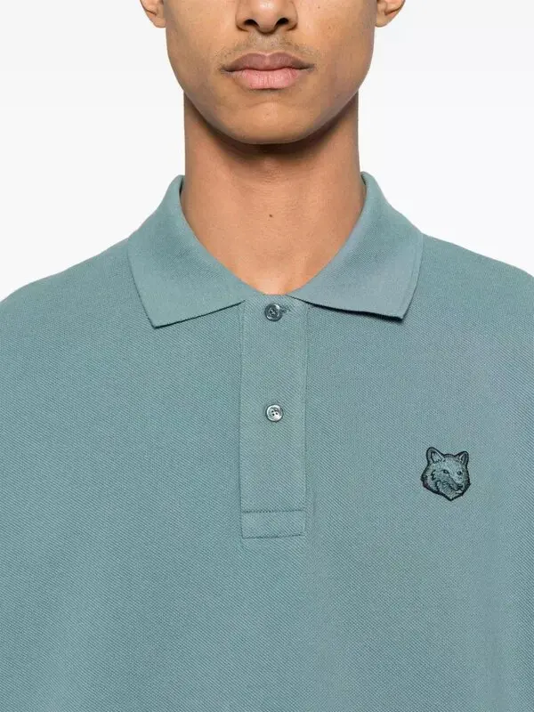 Maison Kitsuné Bold Fox Head-patch Polo Shirt