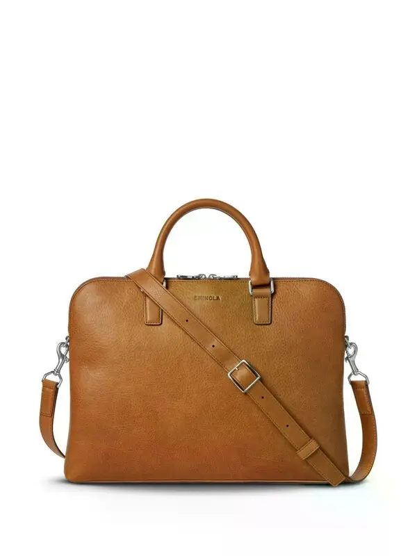 Shinola Leather Briefcase - Brown