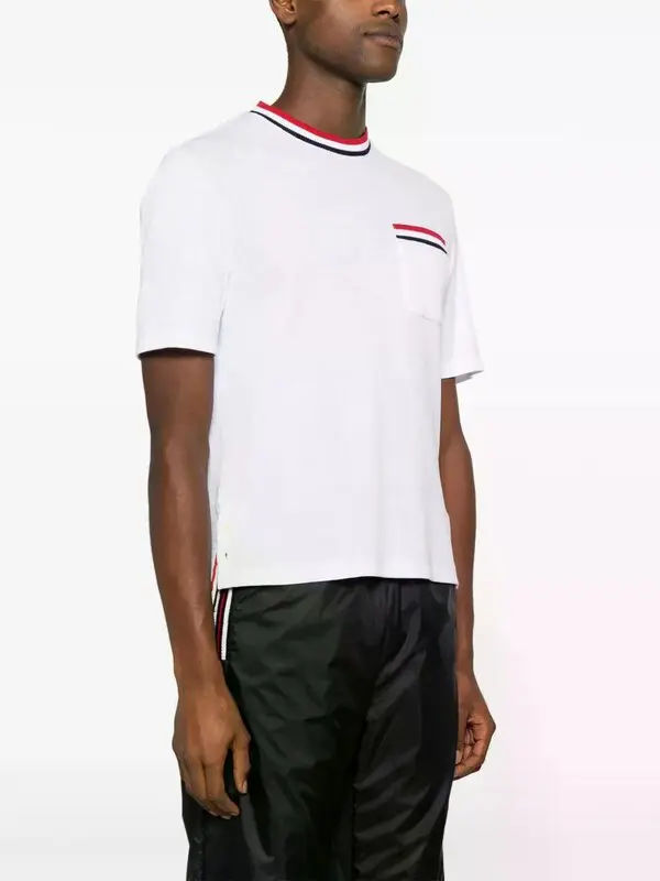 Thom Browne Pointelle-knit Cotton T-shirt