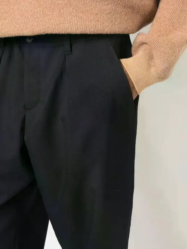 Marni Tapered-leg Elasticated-waist Trousers - Blue