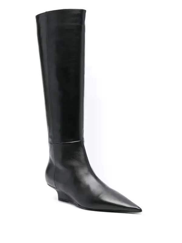 TOTEME 40mm Leather Knee Boots