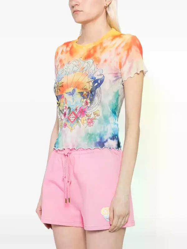 Casablanca Printed Mesh T-shirt