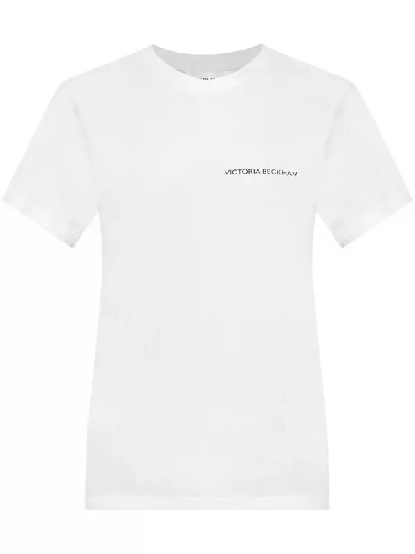 Victoria Beckham Logo-print T-shirt - White