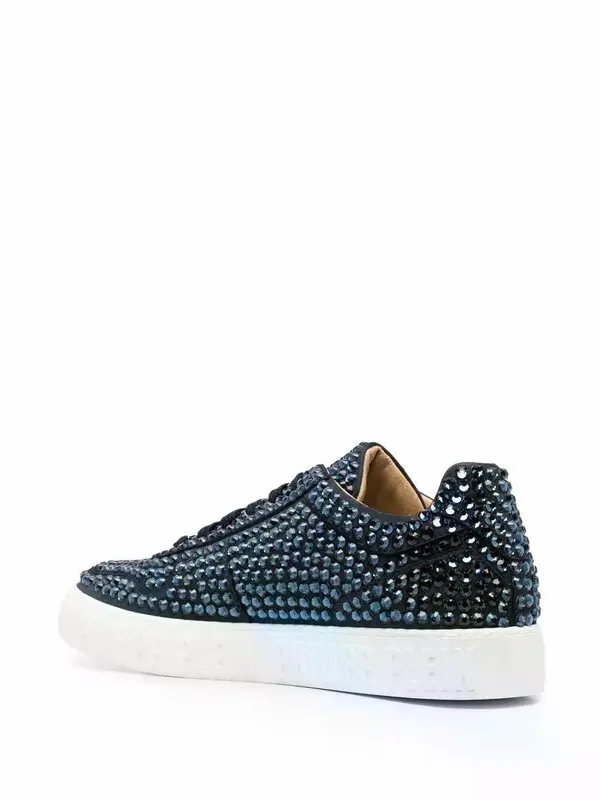 Philipp Plein Rhinestone Lace-up Sneakers