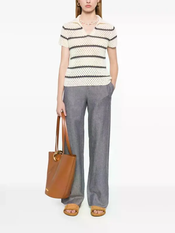 Vince Elasticated-waist Trousers - Blue