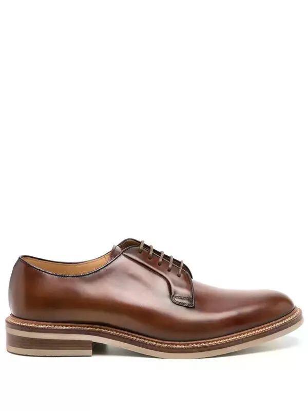 Brunello Cucinelli Calfskin Derby Shoes