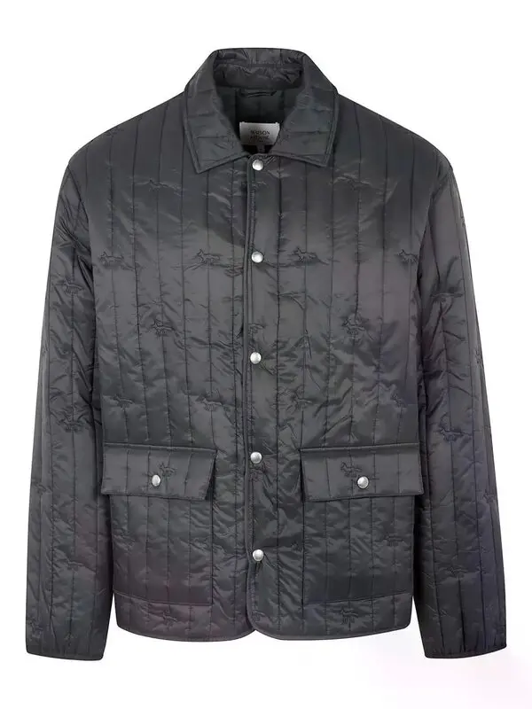 Maison Kitsuné Quilted Jacket - Grey