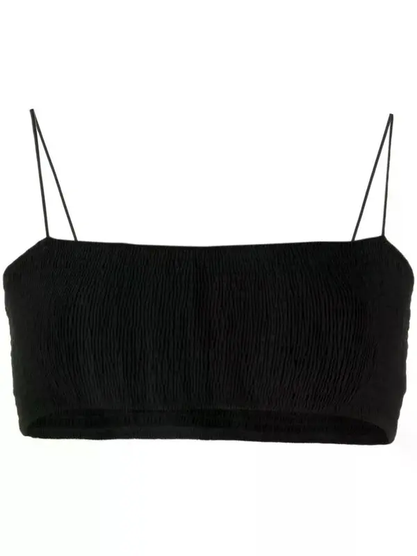TOTEME Smocked Bikini Top