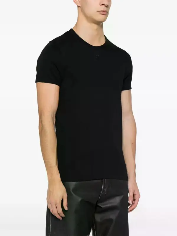 COURREGES Logo-appliqué T-shirt