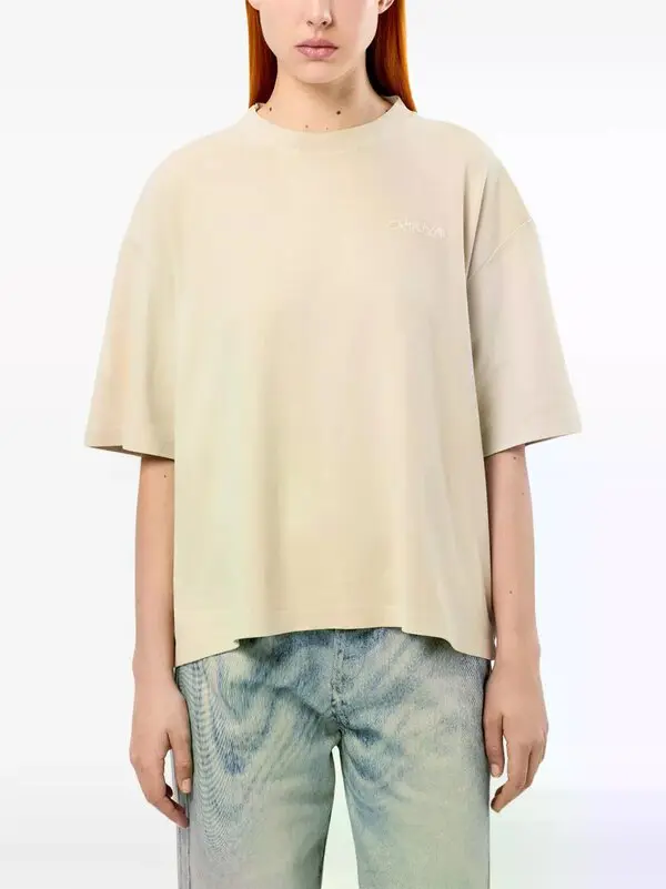 Camper Logo-embroidered Cotton T-shirt