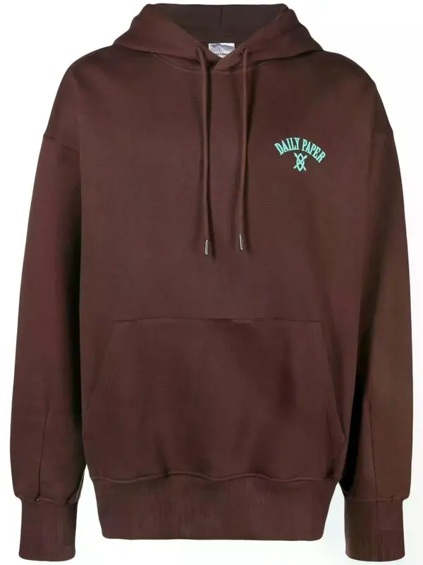 DAILY PAPER Graphic Print Cotton Hoodie