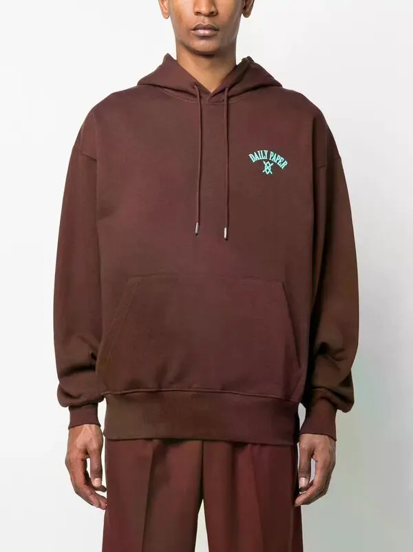 DAILY PAPER Graphic Print Cotton Hoodie