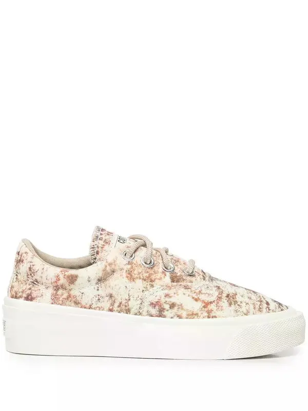 CONVERSE X John Elliott Skid Grip Platform Sneakers - Neutrals