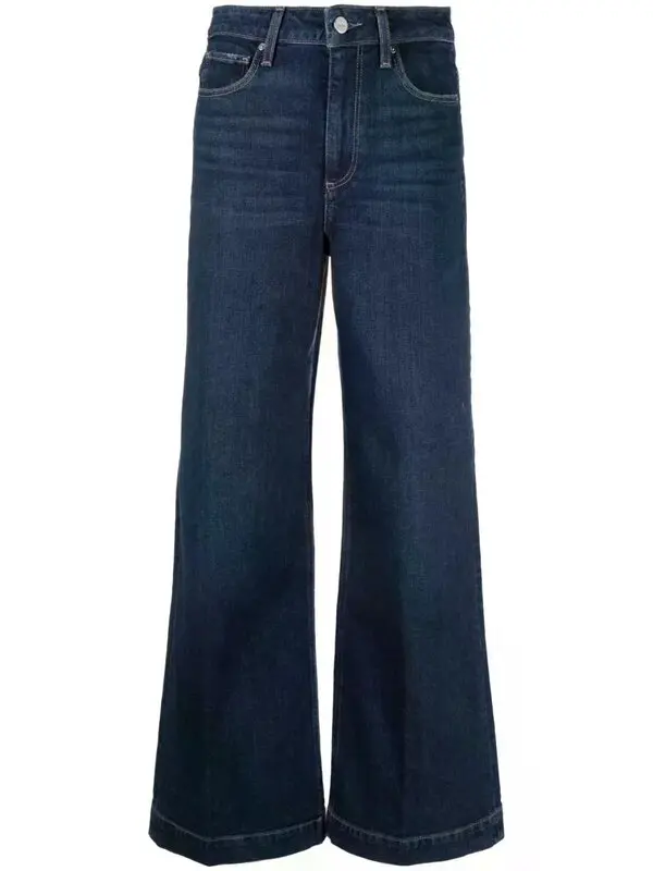 Paige Wide-leg Cropped Jeans