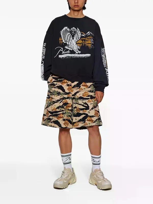 Amiri Repeat Palm Shorts