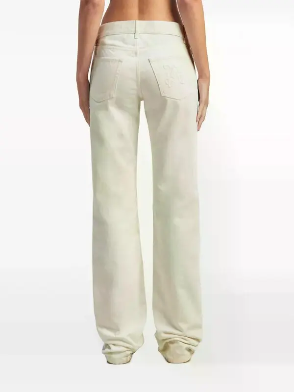 Palm Angels Monogram Straight-leg Jeans