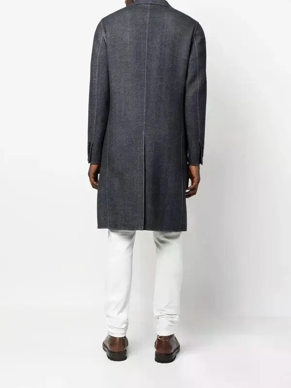 Brioni Single-breasted Virgin Wool Coat