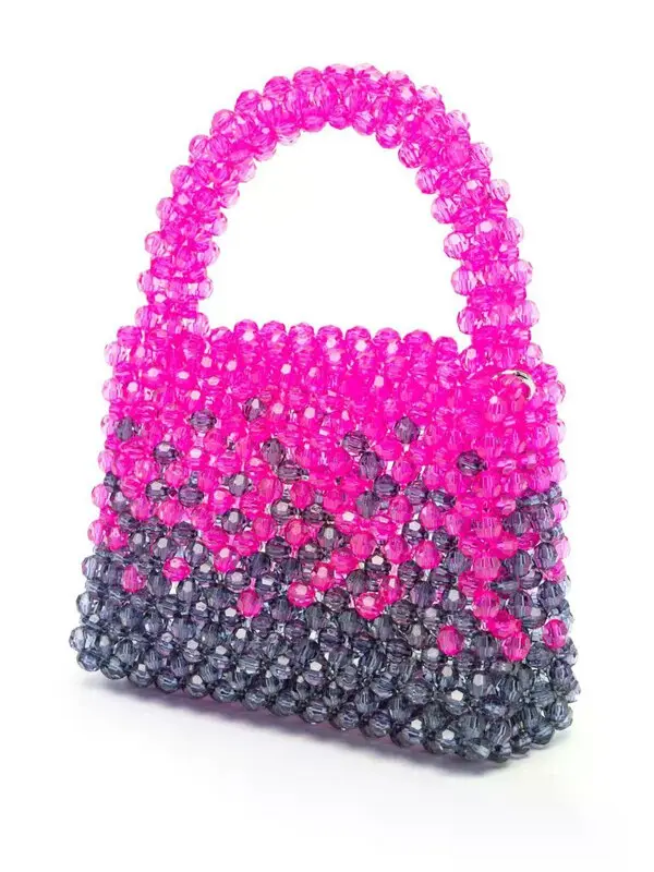 Germanier Bead-embellished Mini Tote Bag - Pink