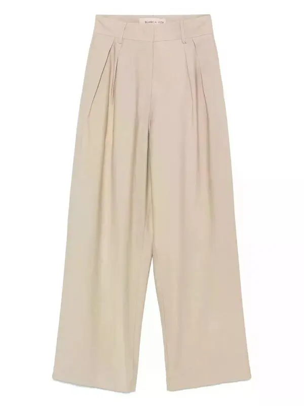 BLANCA VITA Pleated Trousers
