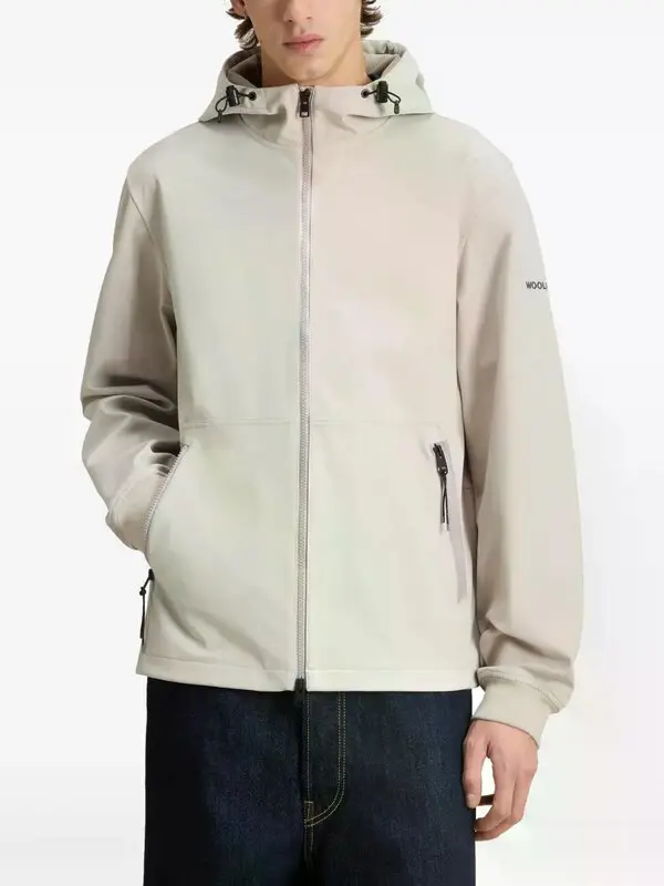 Woolrich Technical Hooded Jacket - Neutrals