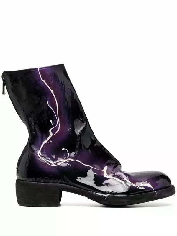 Guidi High-shine Ankle Boots