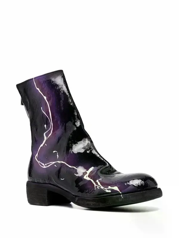 Guidi High-shine Ankle Boots