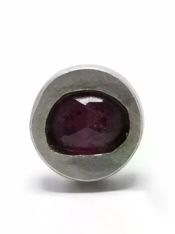 PARTS OF FOUR Ruby Stud Earring - Grey