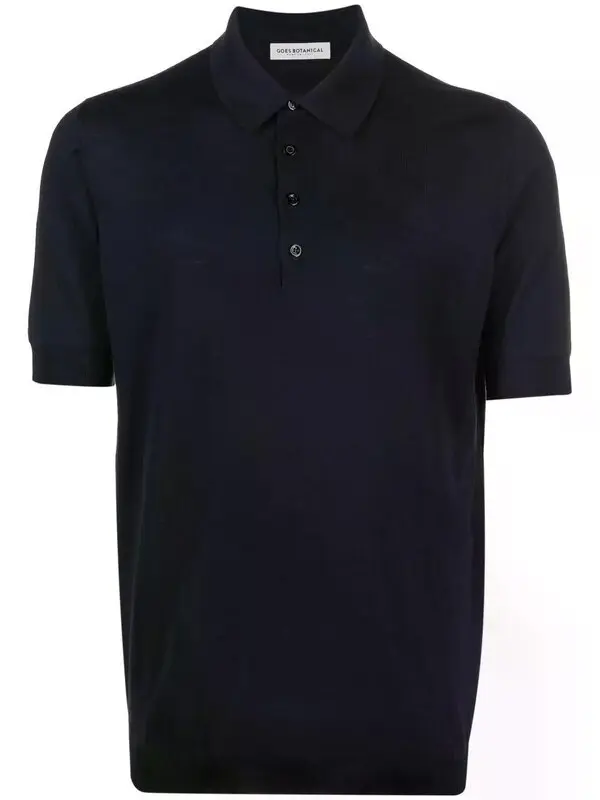 GOES BOTANICAL Merino-wool Polo Shirt