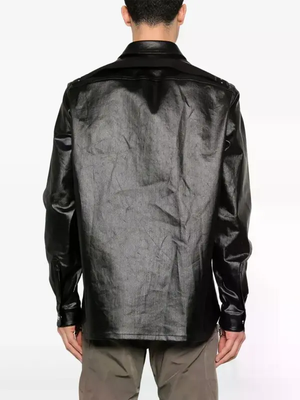 Rick Owens Coated Overshirt