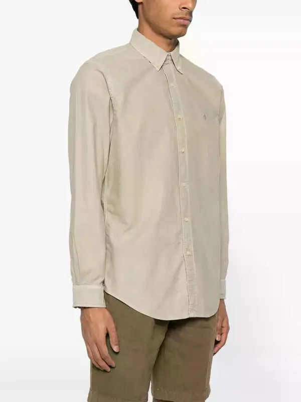 Polo Ralph Lauren Embroidered-logo Shirt - Neutrals