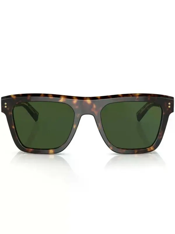 Dolce & Gabbana Tortoiseshell-effect Sunglasses - Green