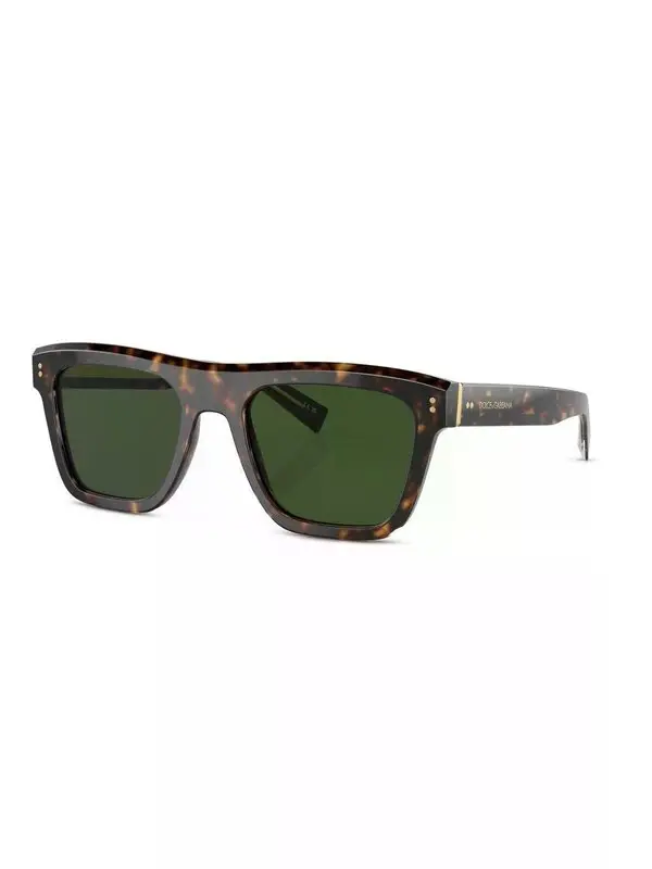 Dolce & Gabbana Tortoiseshell-effect Sunglasses - Green