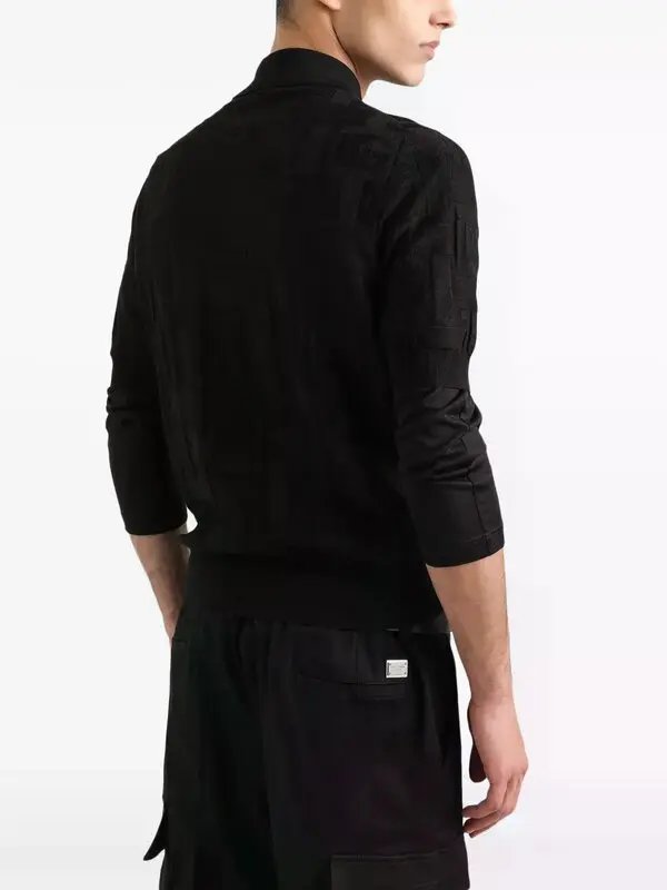 Dolce & Gabbana Logo-jacquard Polo Shirt